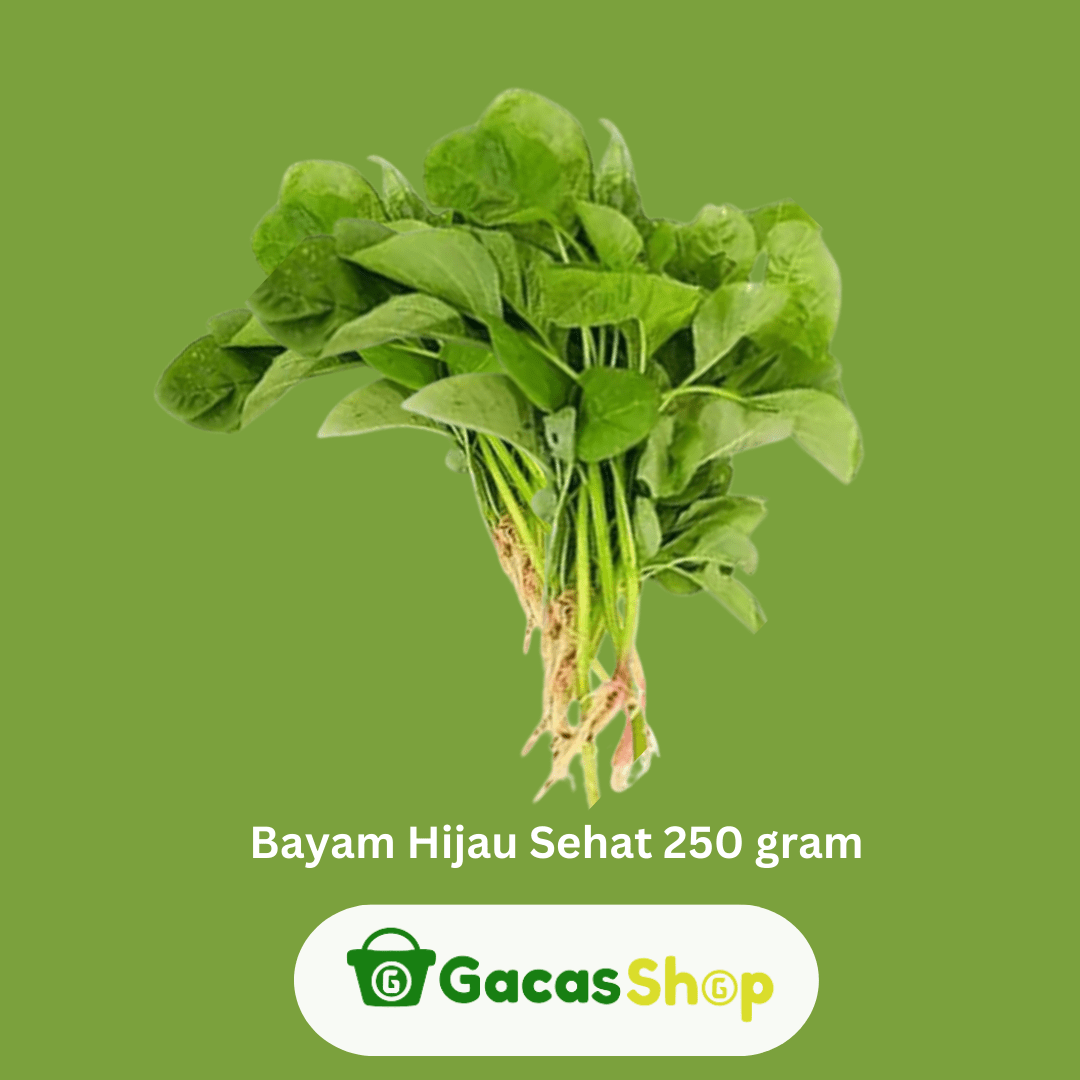 Bayam Hijau Sehat 250 Gram GacasShop